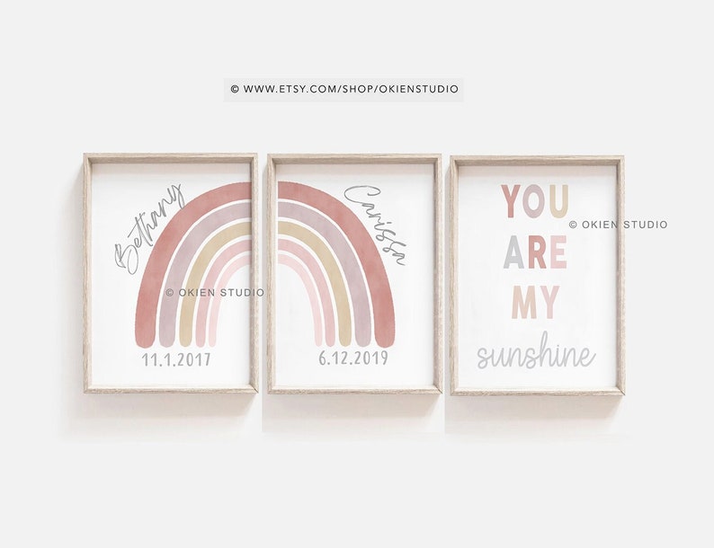 Sibling Sign Brother Sister Printable Twins Bedroom Over - Etsy