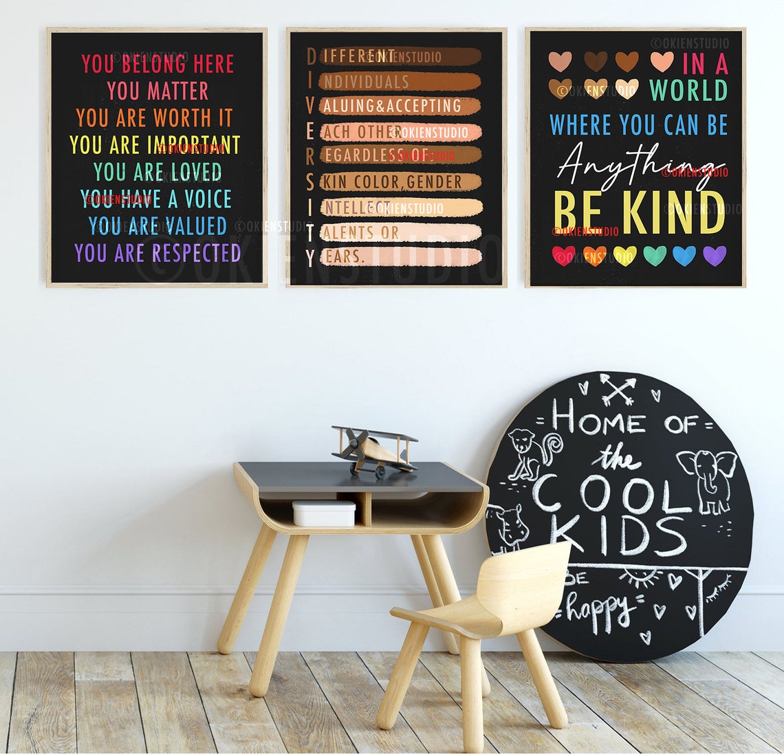 Diversity Rainbow Poster Diversity Classroom Pride Rainbow | Etsy