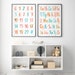 Alphabet Poster Number Chart 1-20 Montessori Printable - Etsy