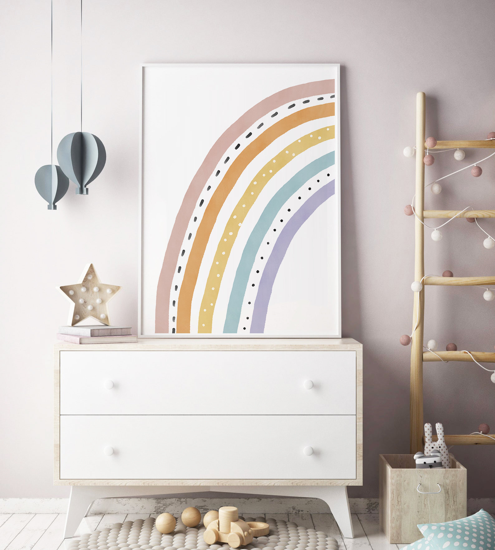 Always Remember Poster Pastel Rainbow in This Room Sign | Etsy