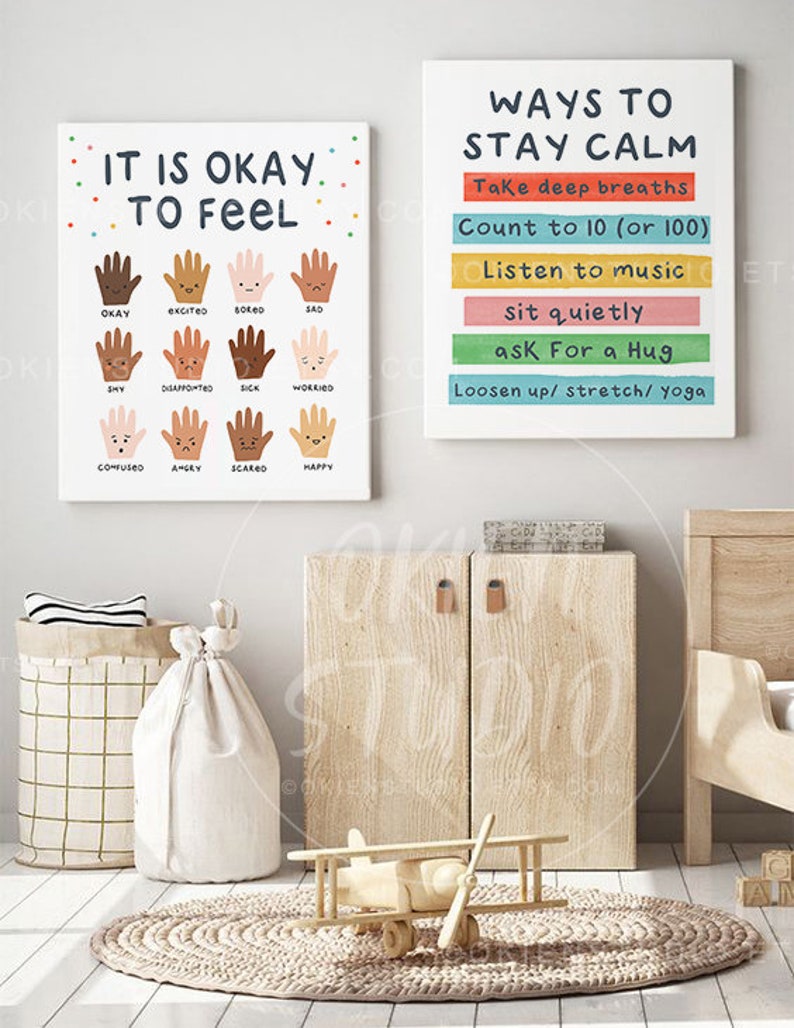 Calming Corner Calming Strategies Educational Posters - Etsy