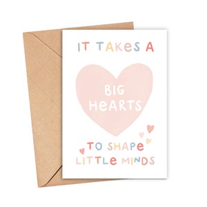 Teacher Card Printable, Teacher Appreciation Day, Printable Greeting ...