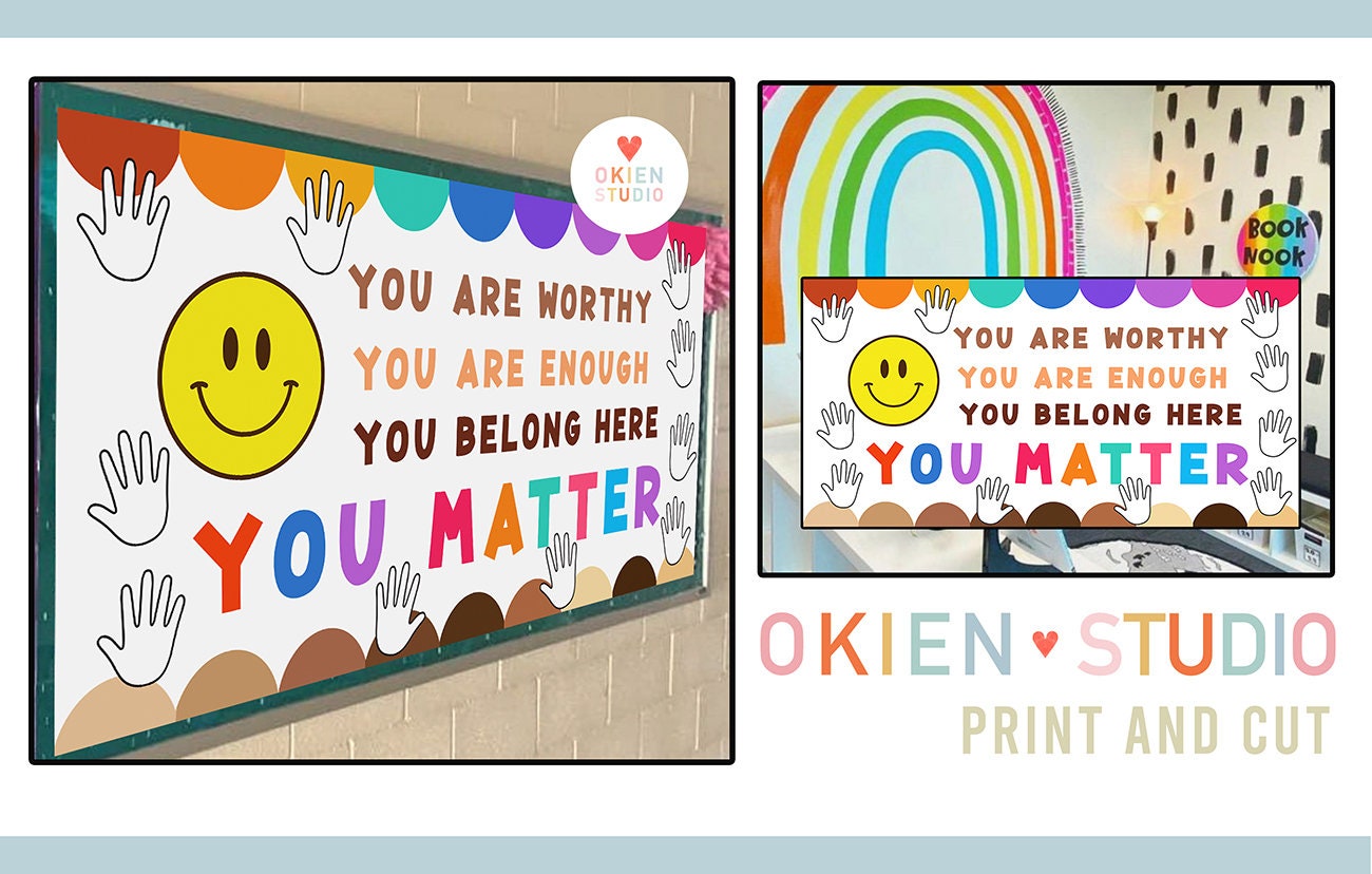Happy Face Classroom Decor Inclusion Matters You Matter - Etsy