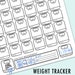 Weight Loss Tracker Digital, Weight Watchers Tracker, Weight Scale ...