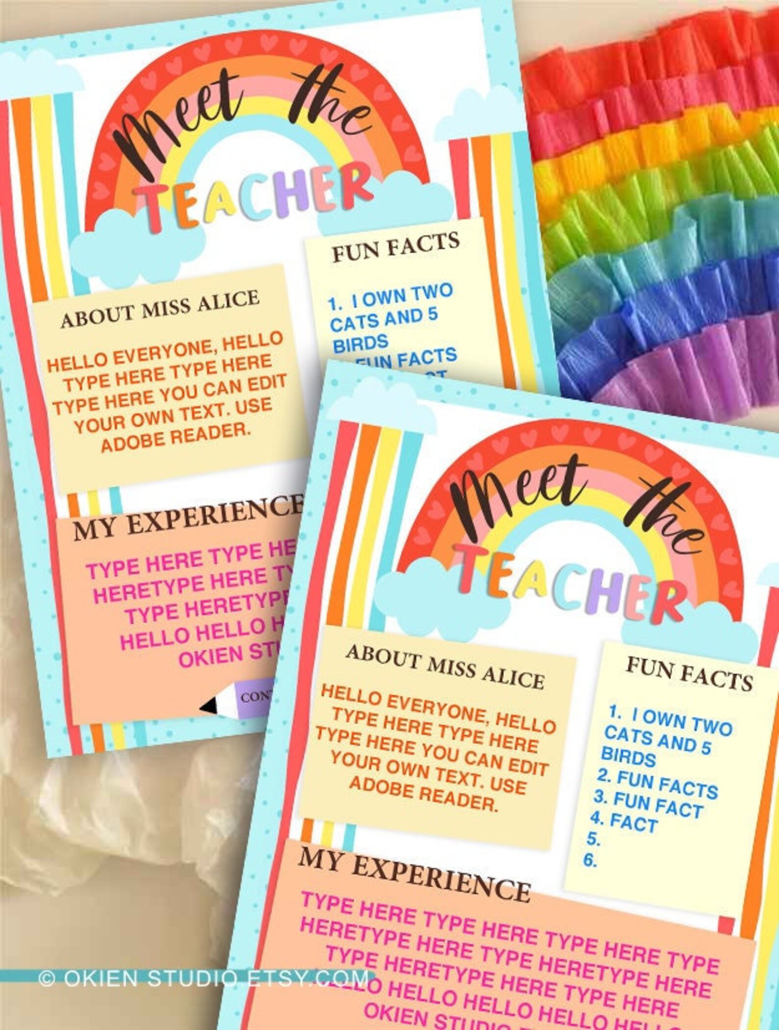 Meet the Teacher Template Back to School Letter Newsletter - Etsy
