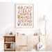 Boho Animal Decor, Boho Alphabet Poster, Boho Letters, a to Z Poster ...