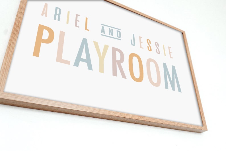 Personalized Playroom Printable Playroom Decor Playroom - Etsy