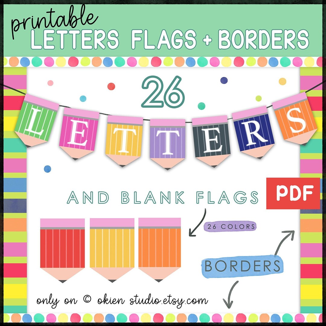 Welcome Classroom Decor, Bulletin Board Letters, Bulletin Board ABC ...