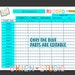 Editable Student Attendance Sheet: Printable Teacher Template (PDF ...