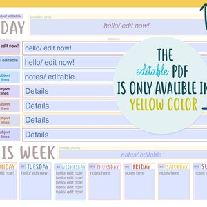Editable Versatile Planner, Homeschool Tracker, Reward Chores List ...