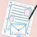 Pen Pal Letter Printable, Letter Templates, Writing, Teens, Letter ...