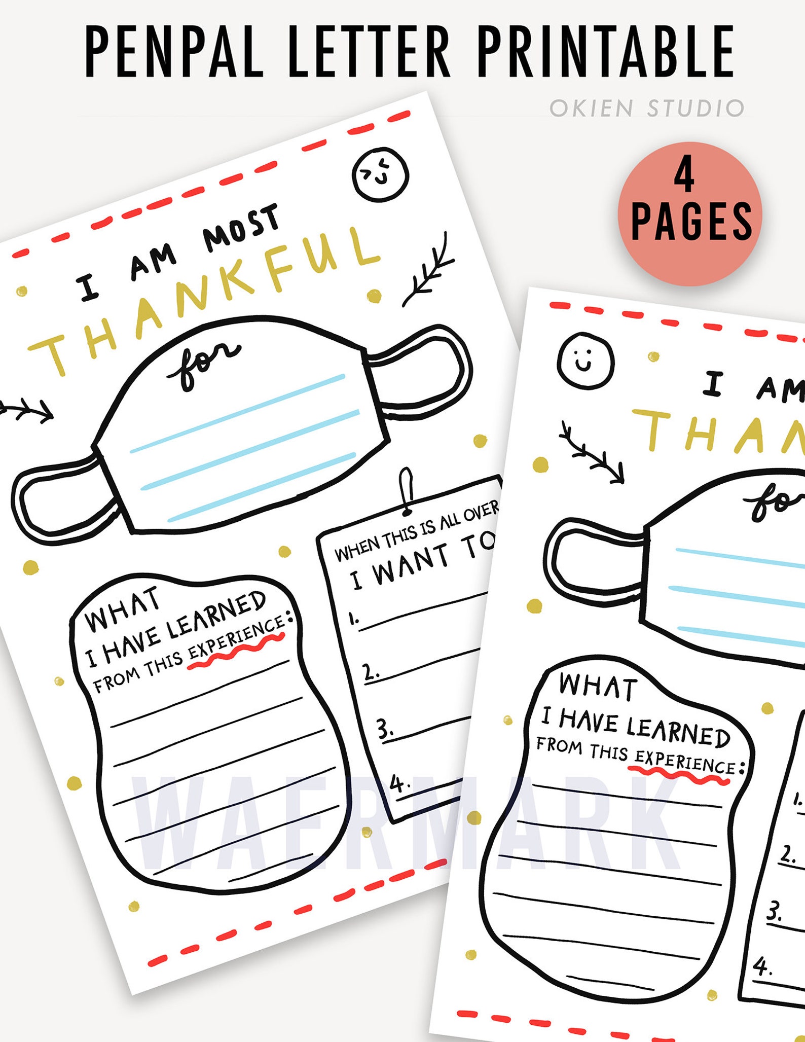 Penpal Kit for Kids Pen Pal Activity Quarantine Letter - Etsy