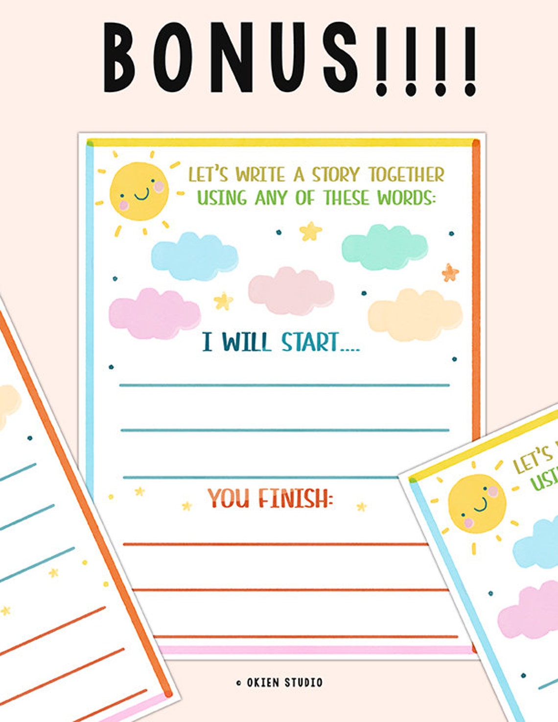 Kids Pen Pal Letter Template: Fun Printable Stationery (JPEG) - Etsy