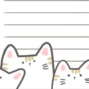 Cat Monthly Planner, Cat Weekly Planner, Digital Planner, Illustrated ...