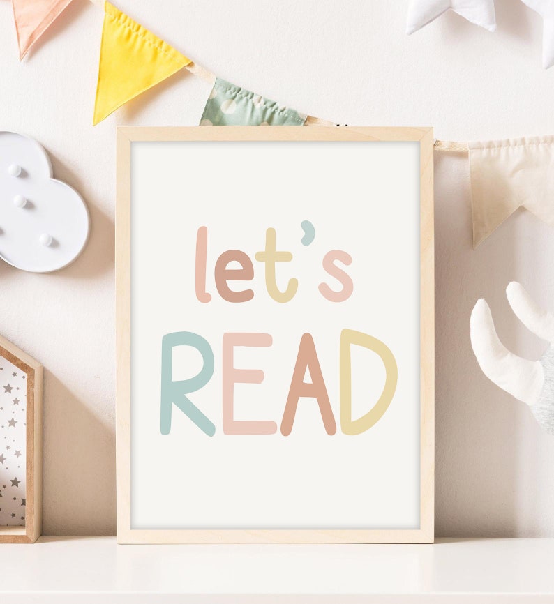 Let's Read Let's Play Set of 3 Kids Study Room - Etsy