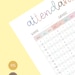 Rainbow Attendance Sheet: Homeschool Classroom Record (digital Download ...