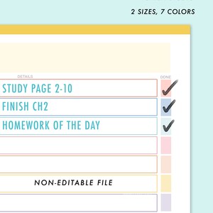 Editable Versatile Planner, Homeschool Tracker, Reward Chores List ...
