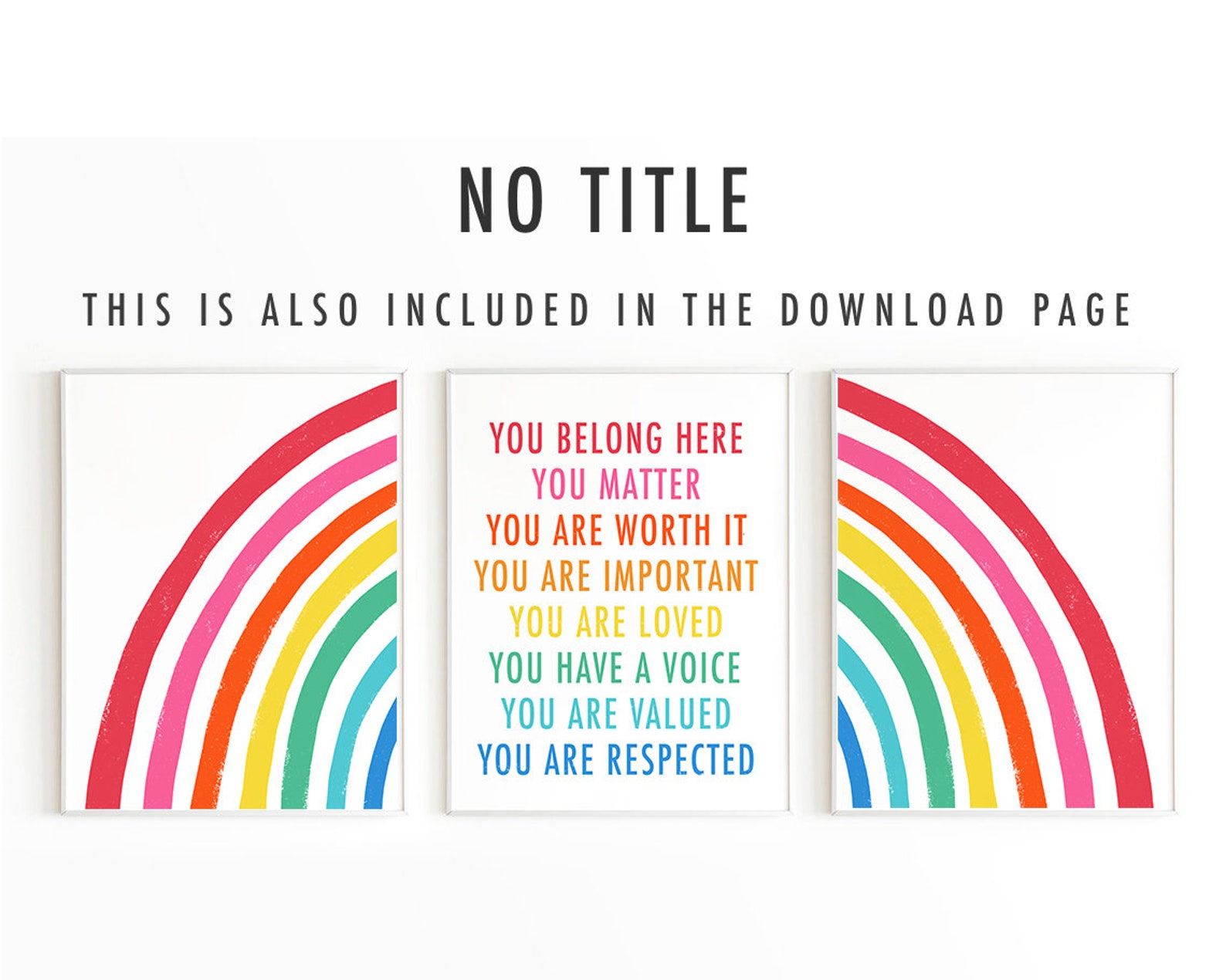 In This Classroom Colorful Classroom Poster Classroom - Etsy