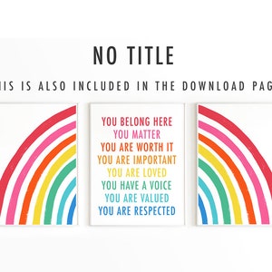 In This Classroom, Colorful Classroom Poster, Classroom Decorations ...