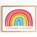 Rainbow Art Print, Rainbow Printables, Rainbow Print, Girls Bedroom ...