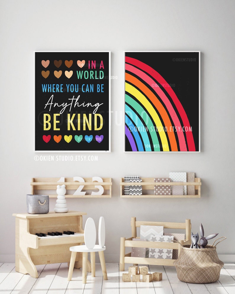 Diversity Rainbow Poster Diversity Classroom Pride Rainbow - Etsy