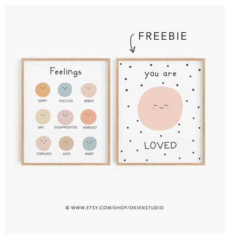 Emotions Poster Educational Posters Emotions Chart Feelings - Etsy