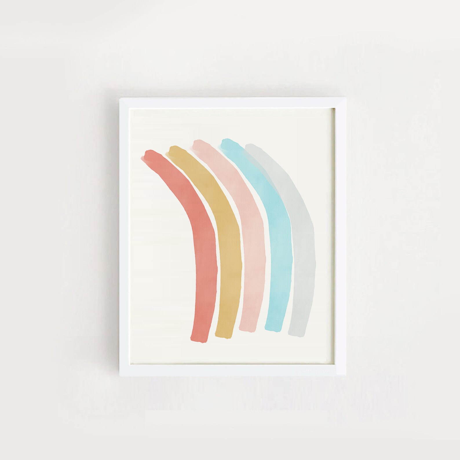 Rainbow Printable Rainbow Wall Decor Rainbow Nursery | Etsy