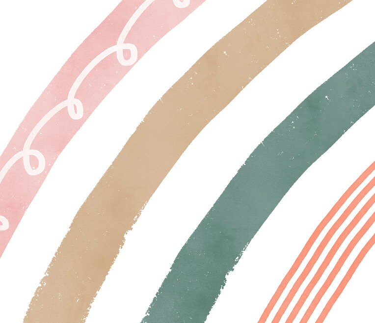 Adventure Awaits Poster Boho Rainbow Art you are enough | Etsy