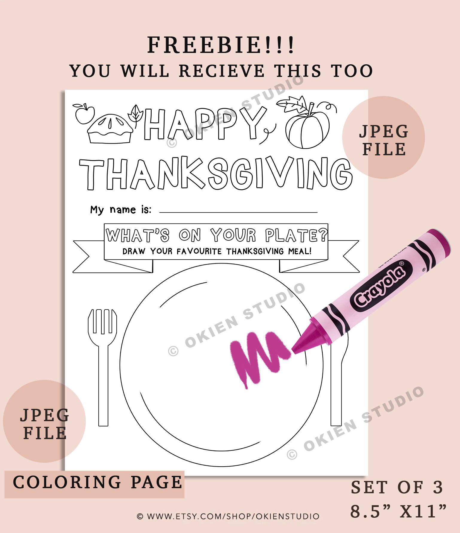 Fall letter template Autumn October planner printable | Etsy