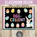 Easter Bunny Bulletin Board Kit: Egg-cellent Classroom Decor (digital ...