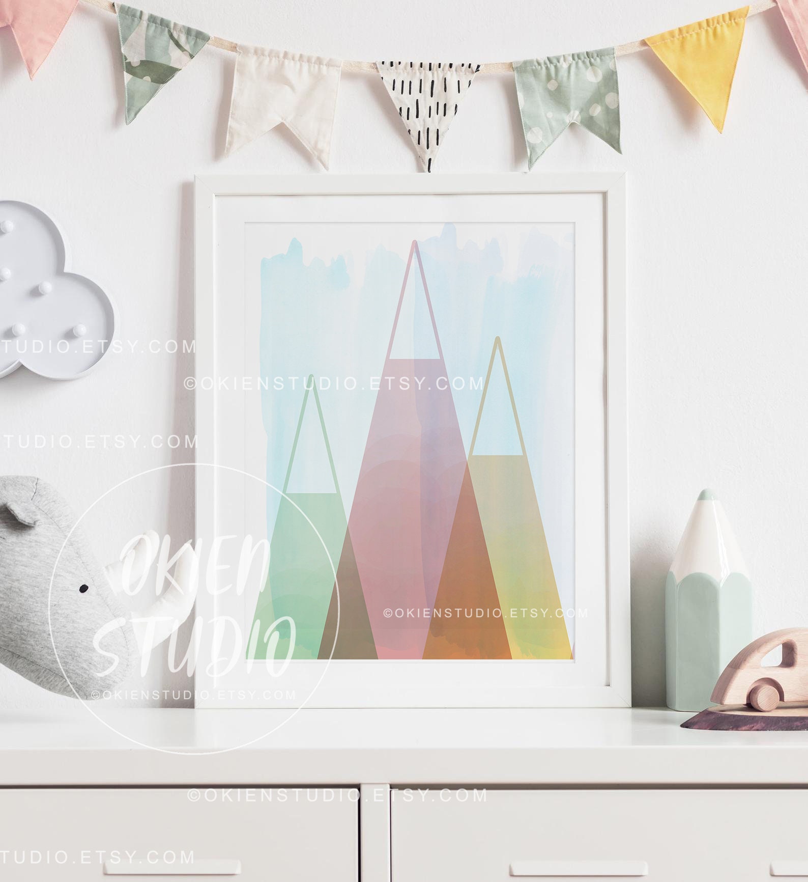 You Can Move Mountains Mountain Wall Art Kids Wall Decor - Etsy