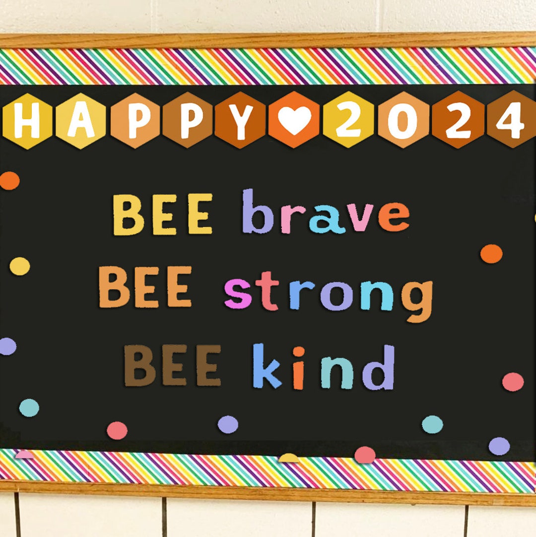 Bee Bulletin Board Kit, 2025, School Bulletin Board Printables, Bee ...