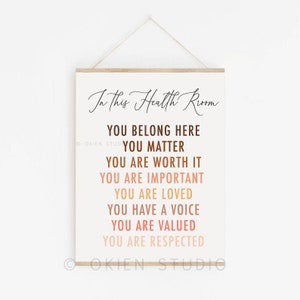 Health Center Posters, in This Health Office, School Nurse Diversity ...