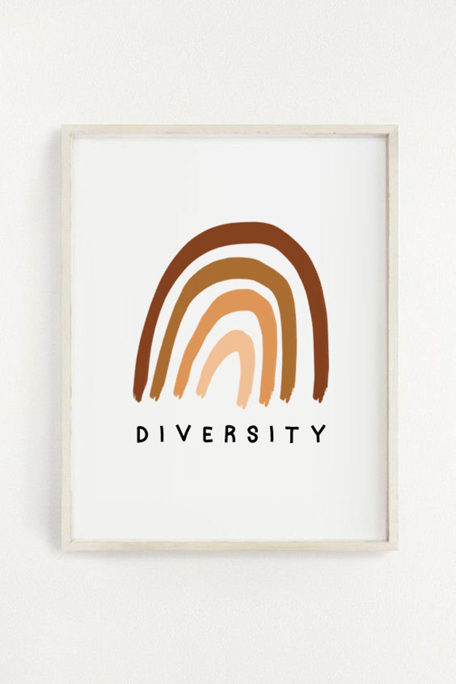 Set of 2 Diversity Art Print Diversity Kid Room Classroom | Etsy
