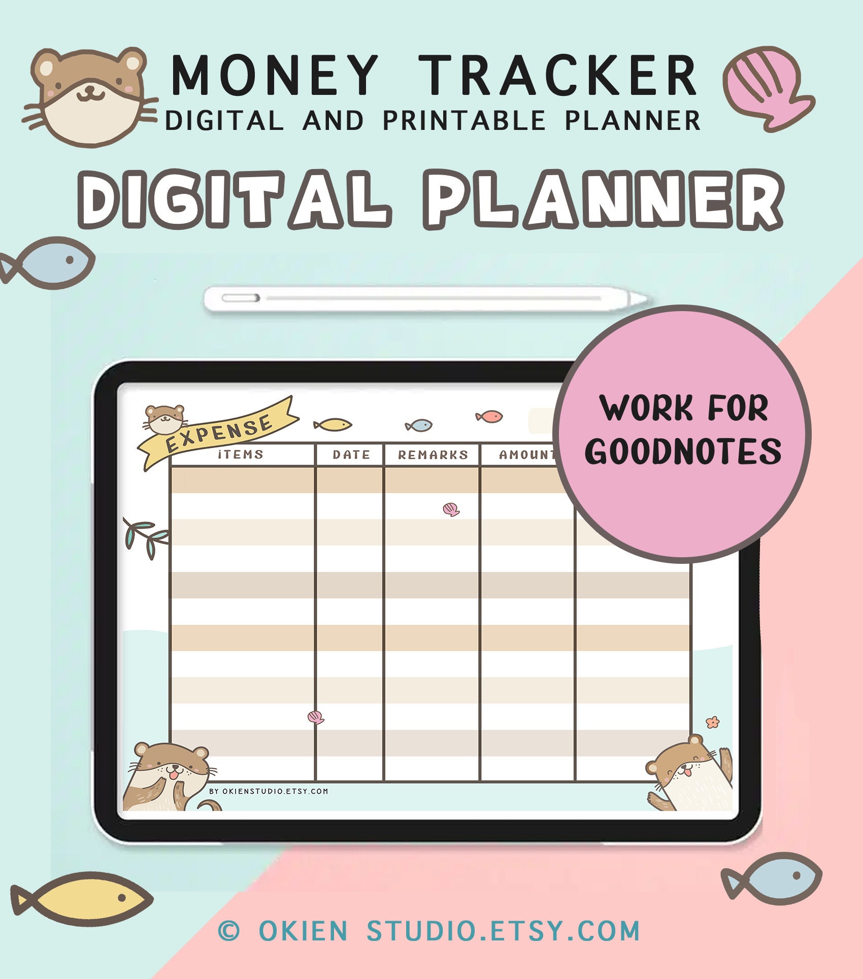 Income & Expense Tracker, Printable Budget, Monthly Budget, Weekly ...