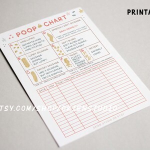 My Poop Tracker, Poop Chart, Poop Tracker Printable Sheets, Bowel ...