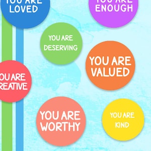 Classroom Door Decoration: Rainbow Positive Affirmations Door Sign ...