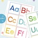 Alphabet Wall, Classroom Printable, Watercolor Alphabet, Alphabet ...