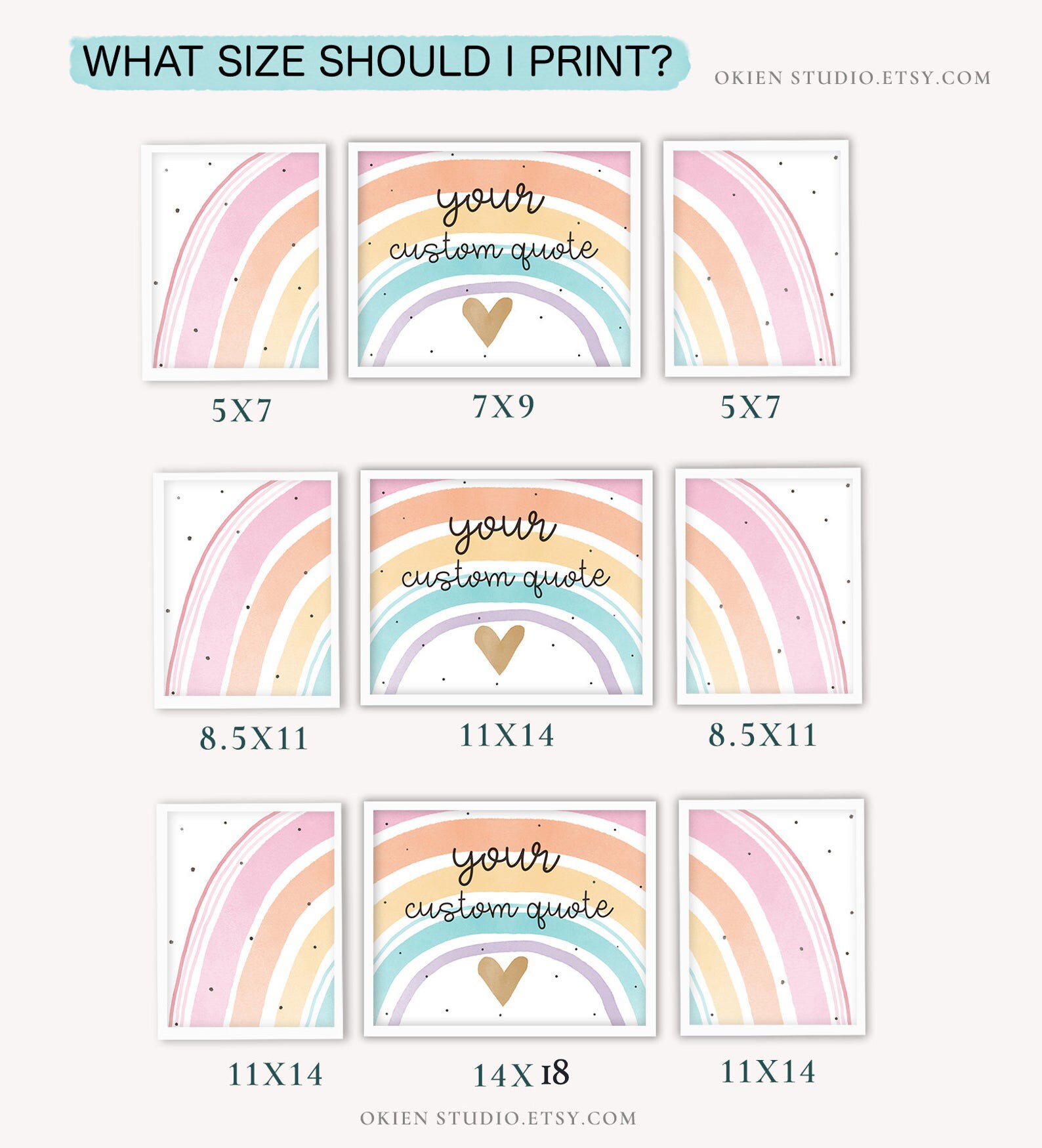 Pastel Rainbow Wall Decal for Girl Girl Room Decor Boho - Etsy