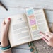 12 Colors Bookmark Printable Reading Tracker Bookmark - Etsy
