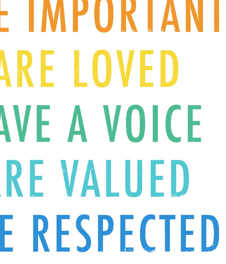 In This Classroom Colorful Classroom Poster Classroom - Etsy