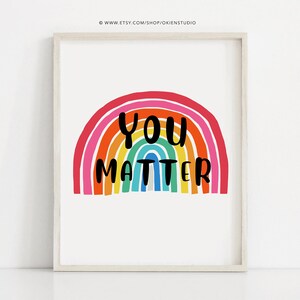 Inclusion Poster, Inclusive Classroom Poster, Diversity, You Matter ...