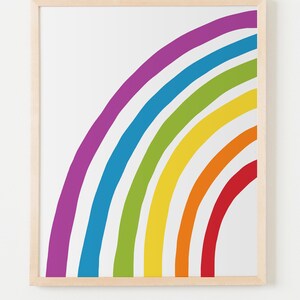 Rainbow Educational Posters Set for Playroom, Homeschool Print, Back to ...