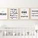 Alphabet Nursery Poster Set – Black & White Nursery Prints Digital ...