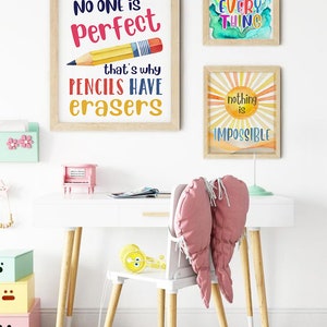 Growth Mindset Posters: Watercolor Classroom Decor (digital Download ...