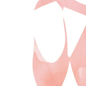 Ballet Shoes Print, Ballerina Slippers Watercolor, Dance Wall Art ...