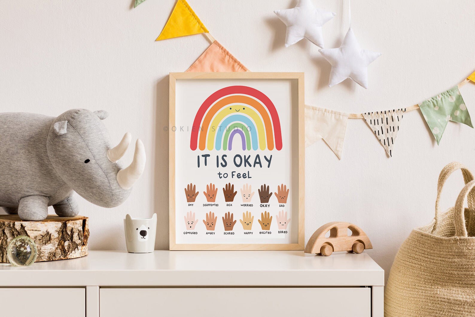 Feelings Wheel Printable Rainbow Emotions Poster Rainbow - Etsy