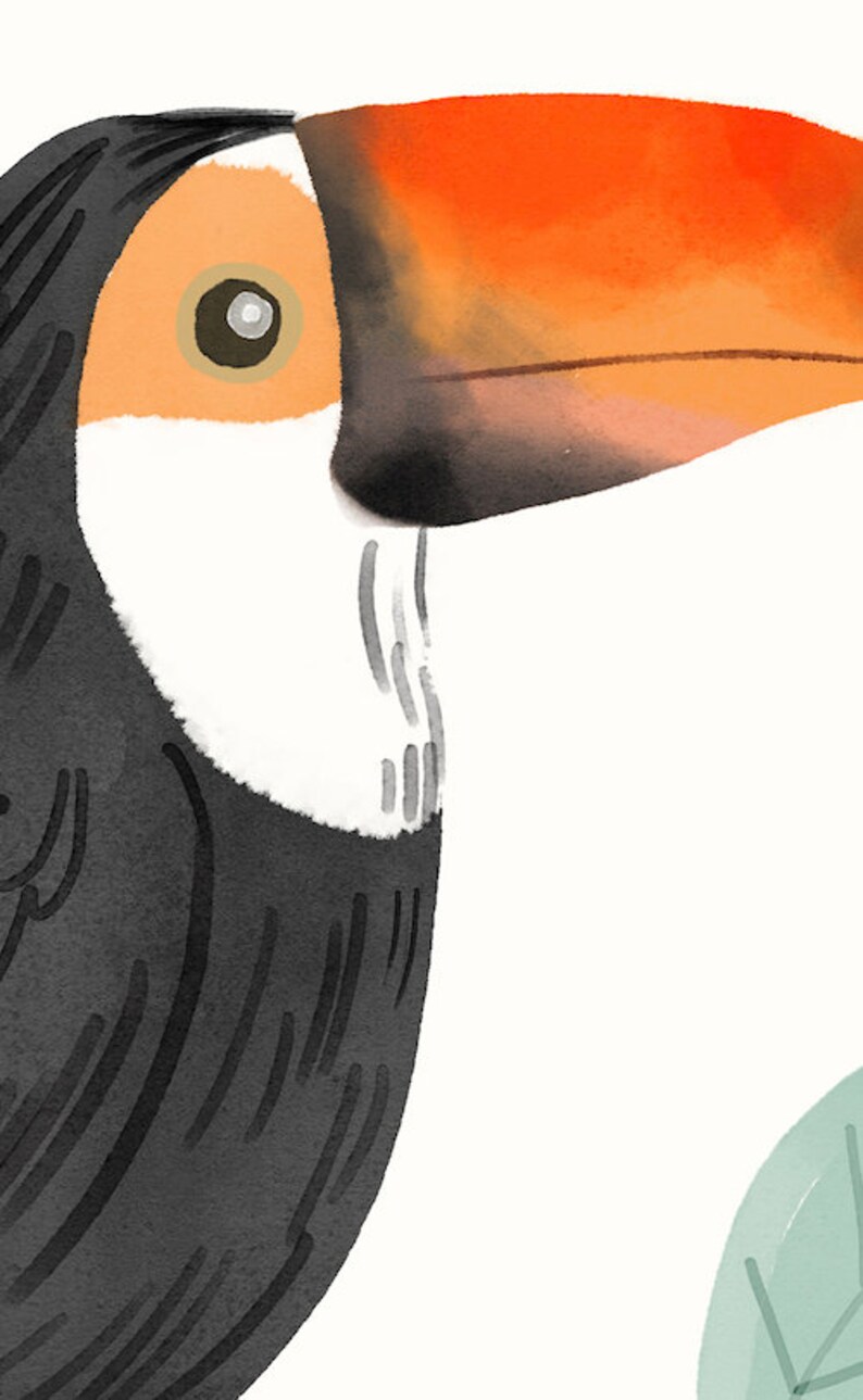 Toucan Print Toucan Bird Poster You Can Do It Rainbow and - Etsy