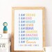 Kids Wall Art Kids Affirmations Personalized Kids Boys - Etsy
