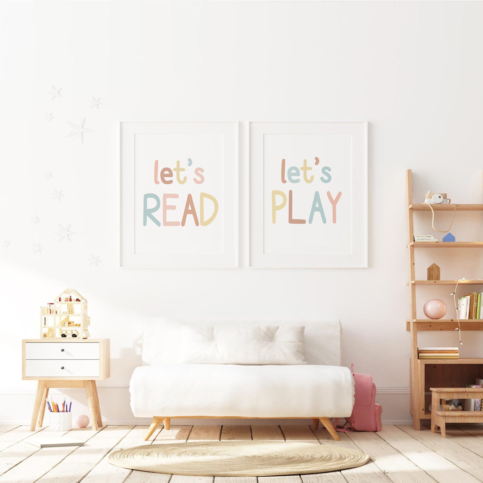 Let's Read Let's Play Set of 3 Kids Study Room - Etsy